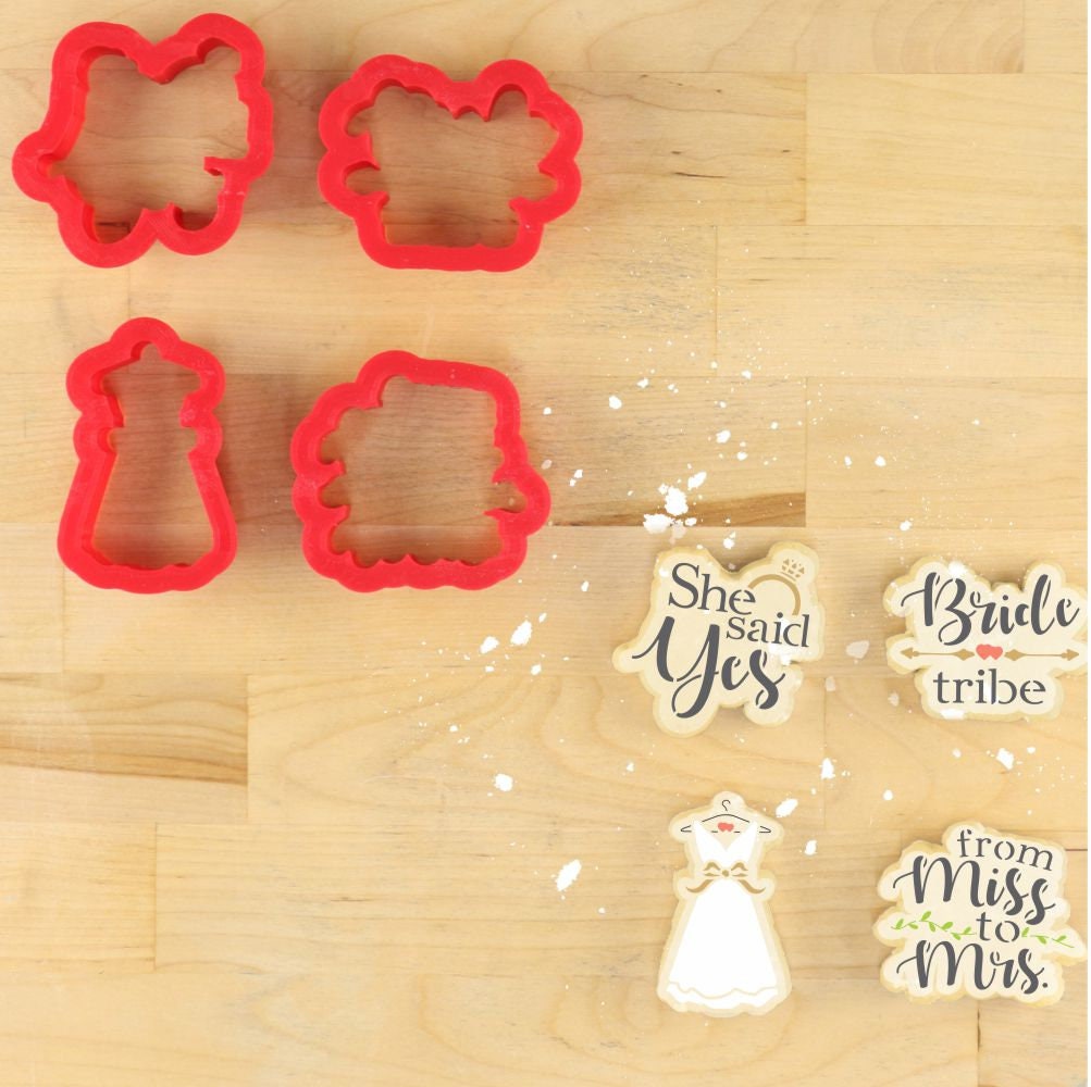 She Said Yes Cookie Stencil | Wedding Cookie Stencil | DIY Wedding ...