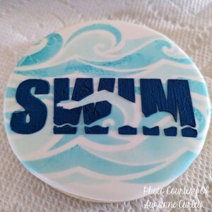 Swimming Cookie Stencil | Swimmer Cookie Stencil | Swim Meet Cookie ...