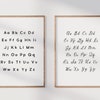 Classic Cursive Alphabet Poster, Script ABC Chart, School Room Alphabet ...