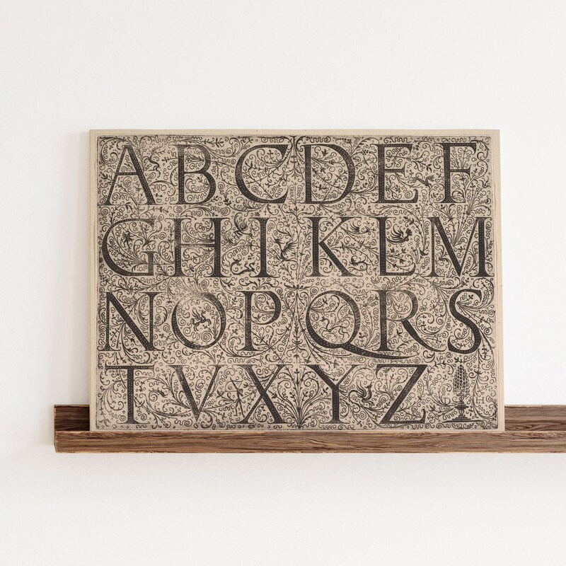 Alphabet Art - Etsy