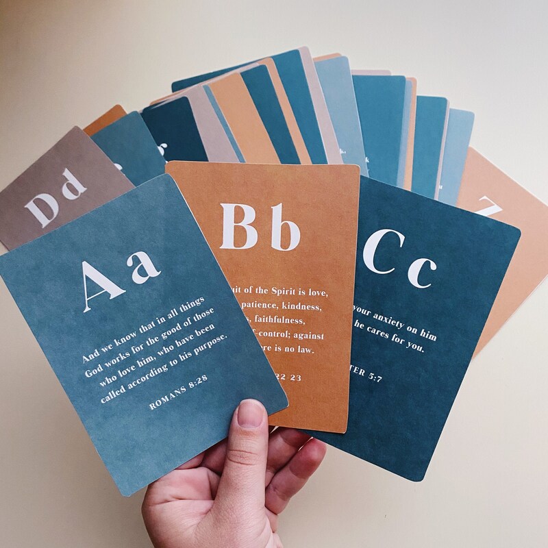 Abc Cards - Etsy