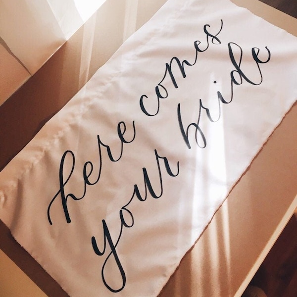 Here Comes the Bride - Etsy