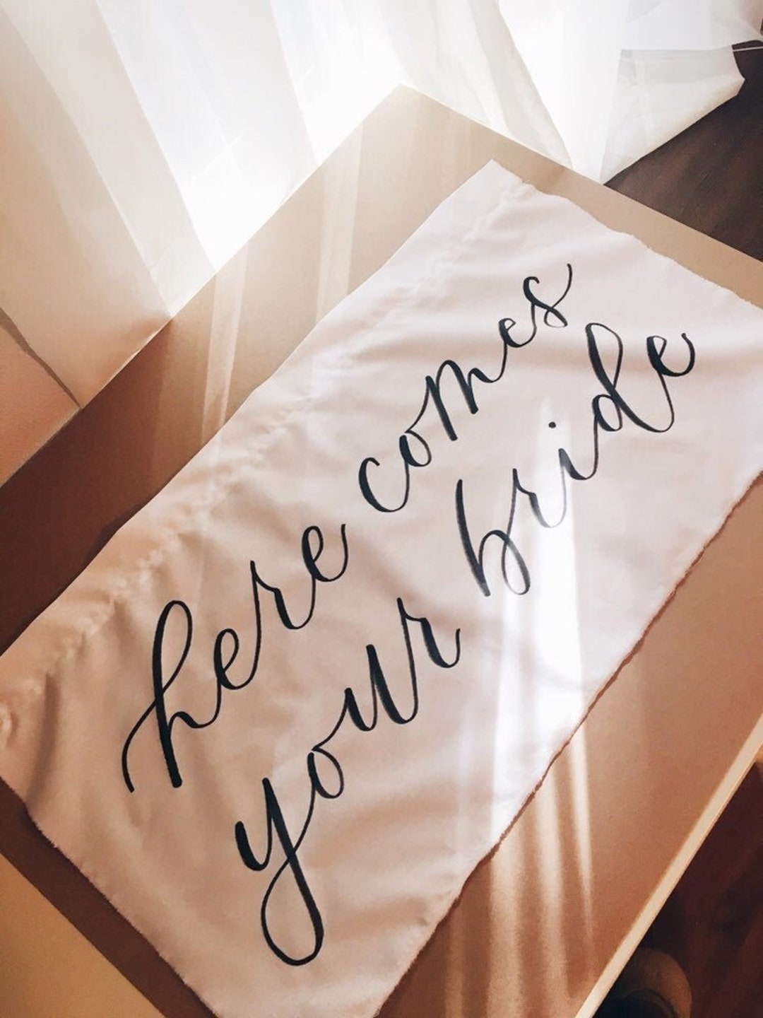 Here Comes the Bride Sign, Ring Bearer Sign, Here Comes Your Bride ...