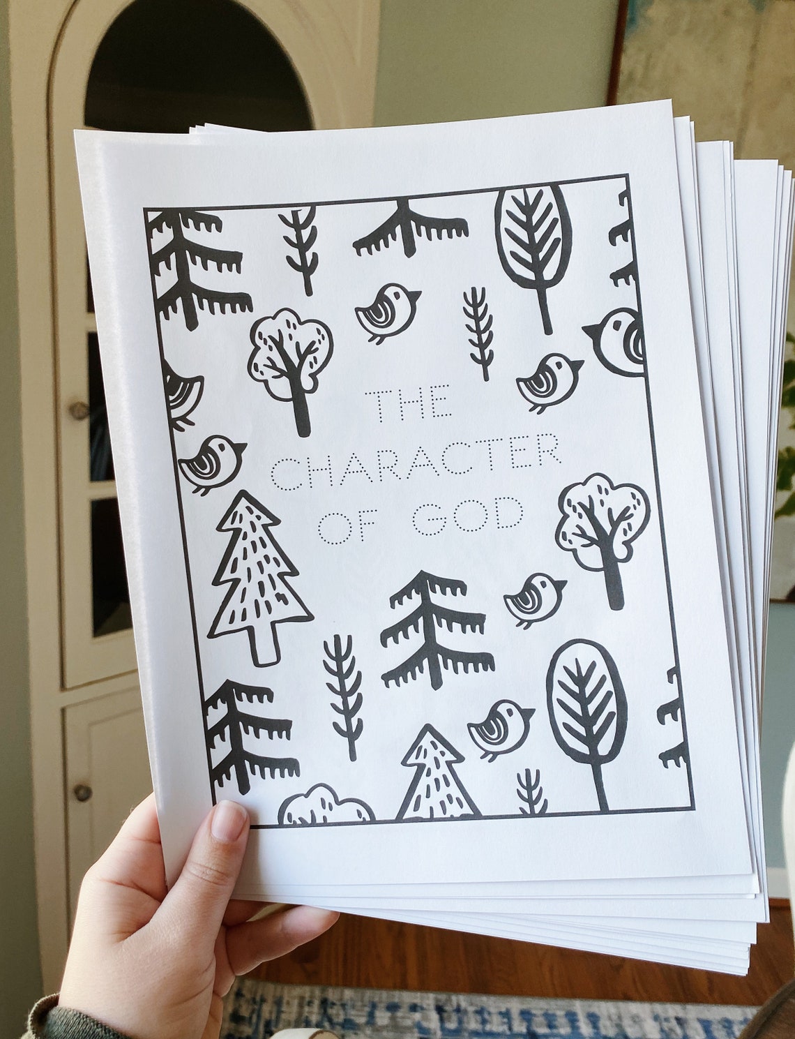 Character of God Coloring Pages for Children Bible Printable - Etsy