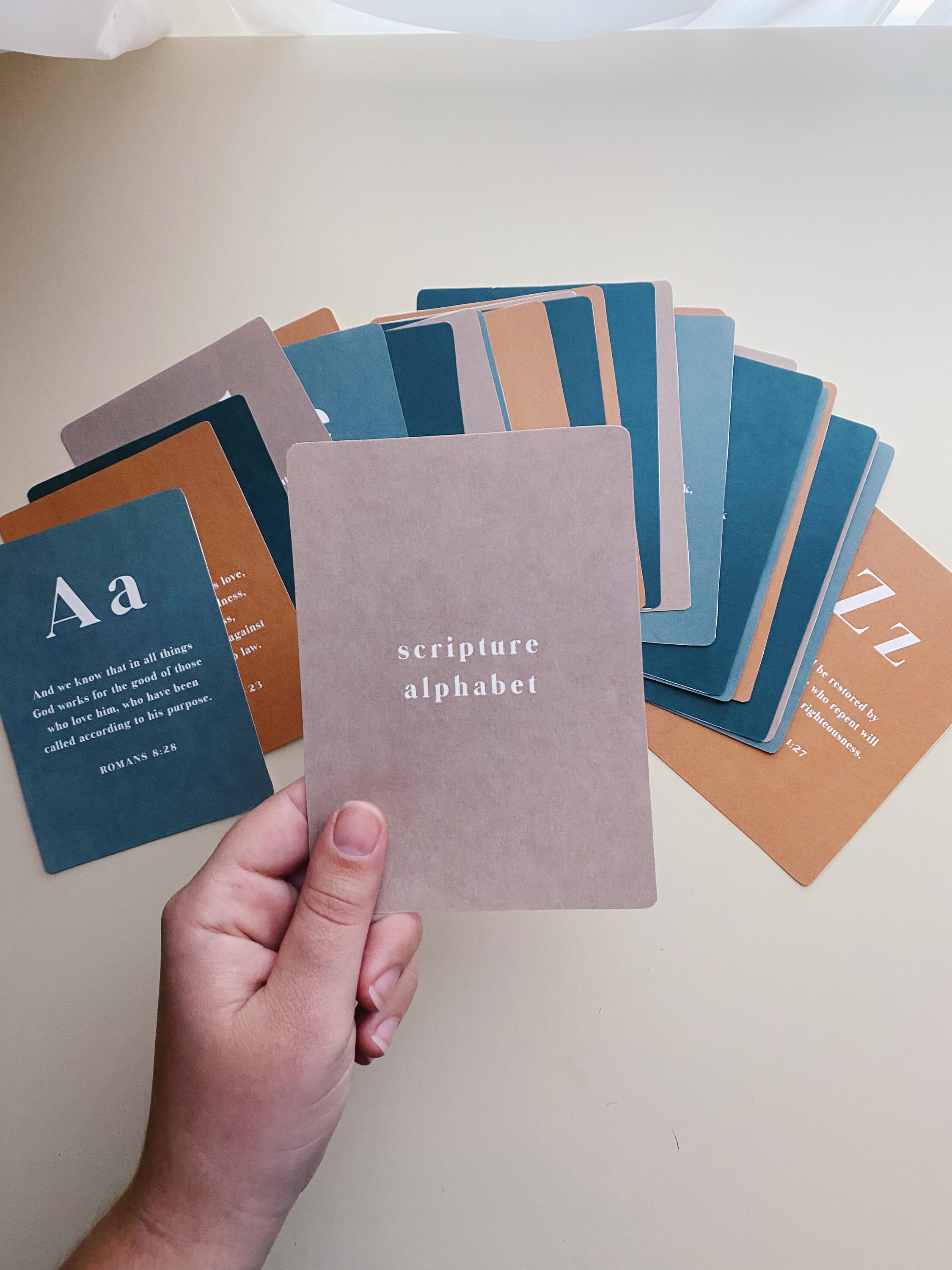 Alphabet Scripture Cards Printable Bible Verse Cards Bible - Etsy