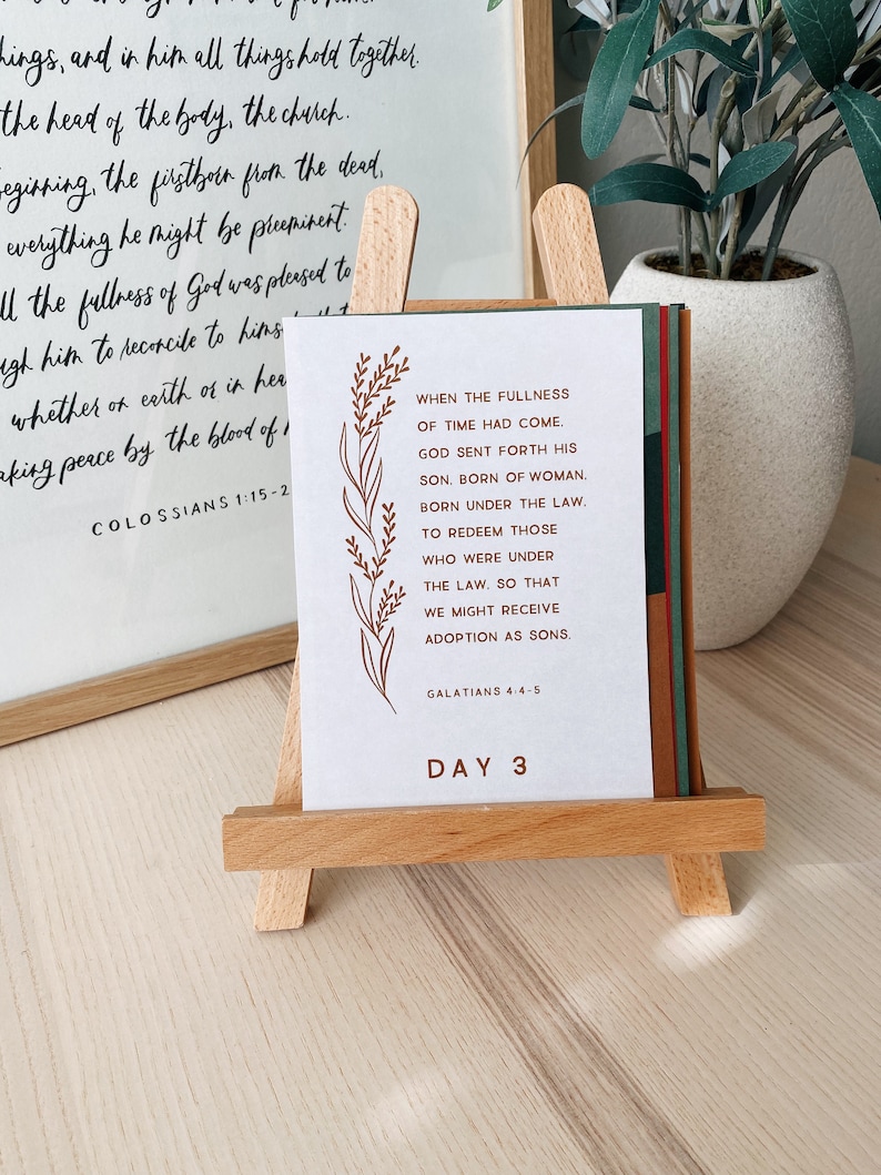 Advent Scripture Printable Cards Bible Verse Cards For Etsy