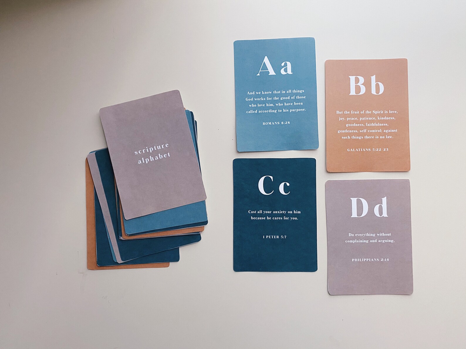 Alphabet Scripture Cards Printable Bible Verse Cards Bible - Etsy