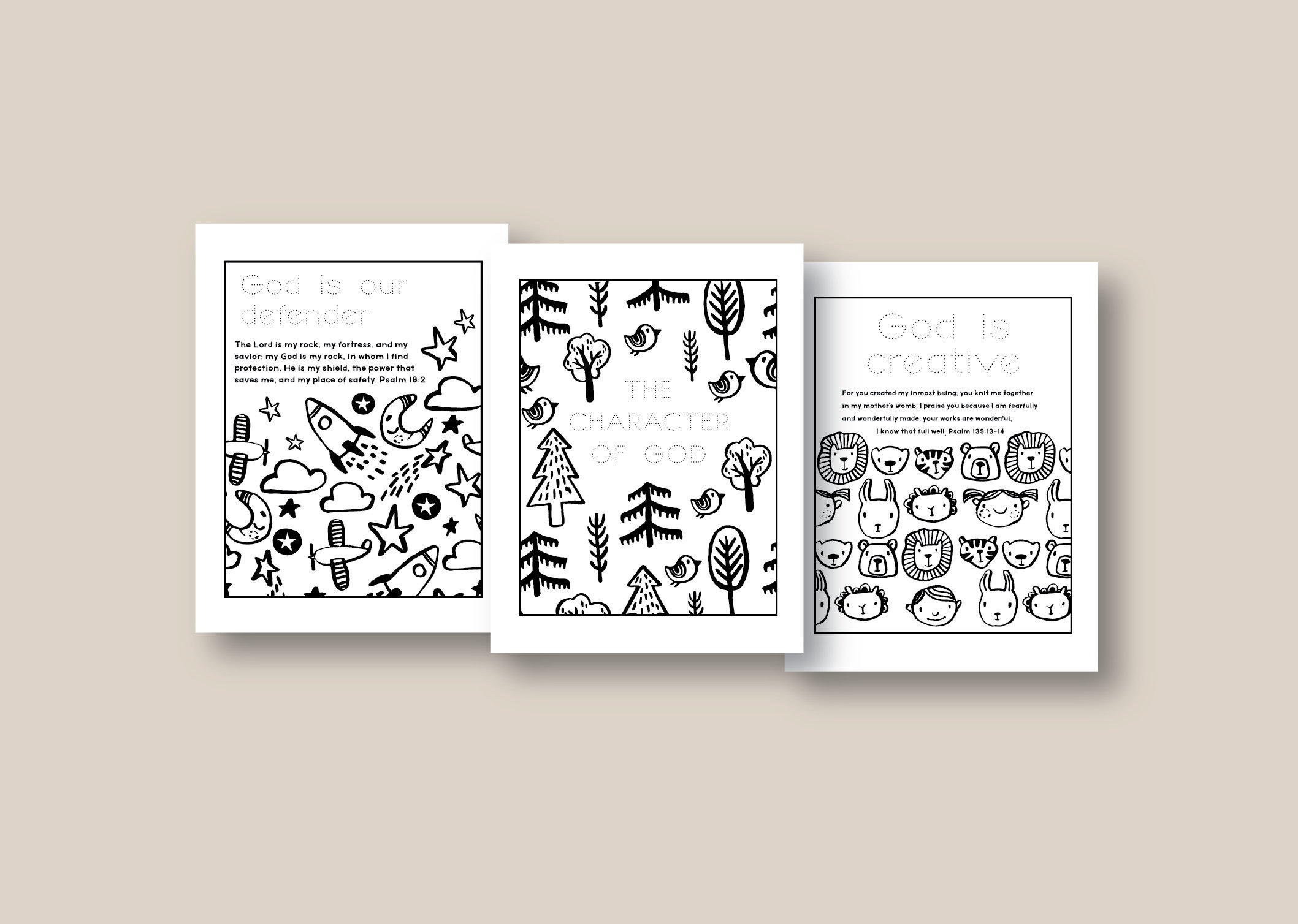 Singing Praise To God Coloring Pages