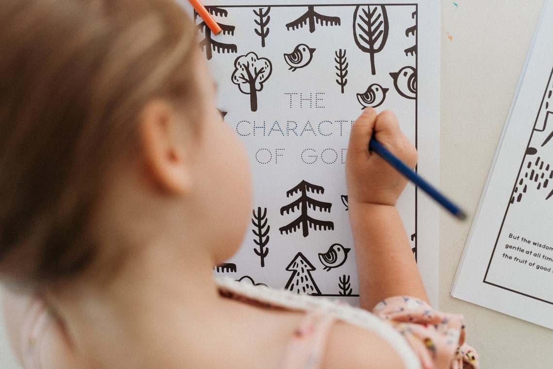 Printable Coloring Pages Bundle, Children's Coloring to Learn the Bible ...