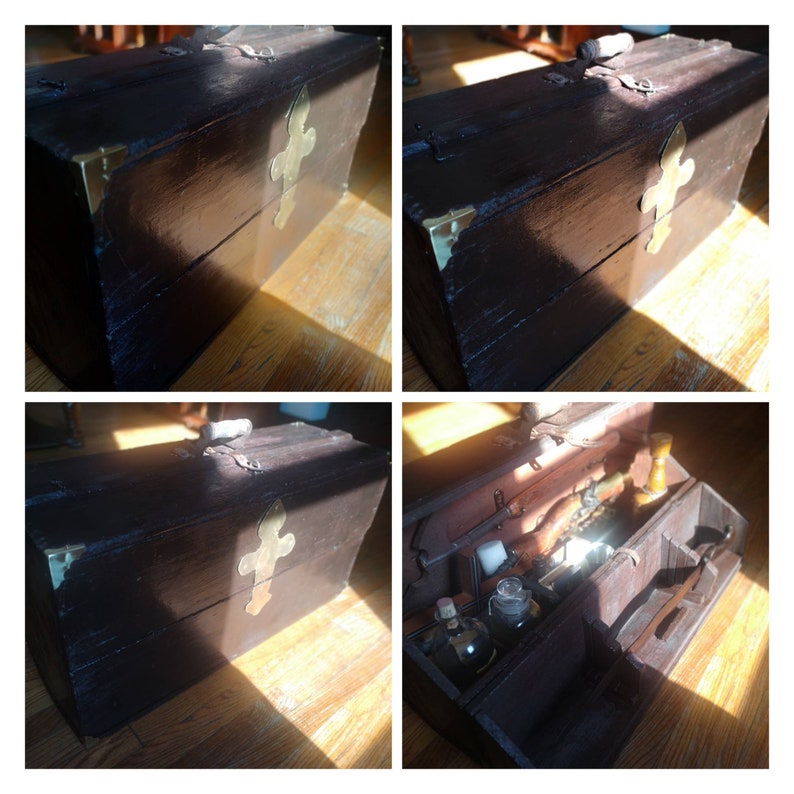 Antique Vampire Slayer Kit Huge 1800s-1900s Halloween Movie Prop Van ...