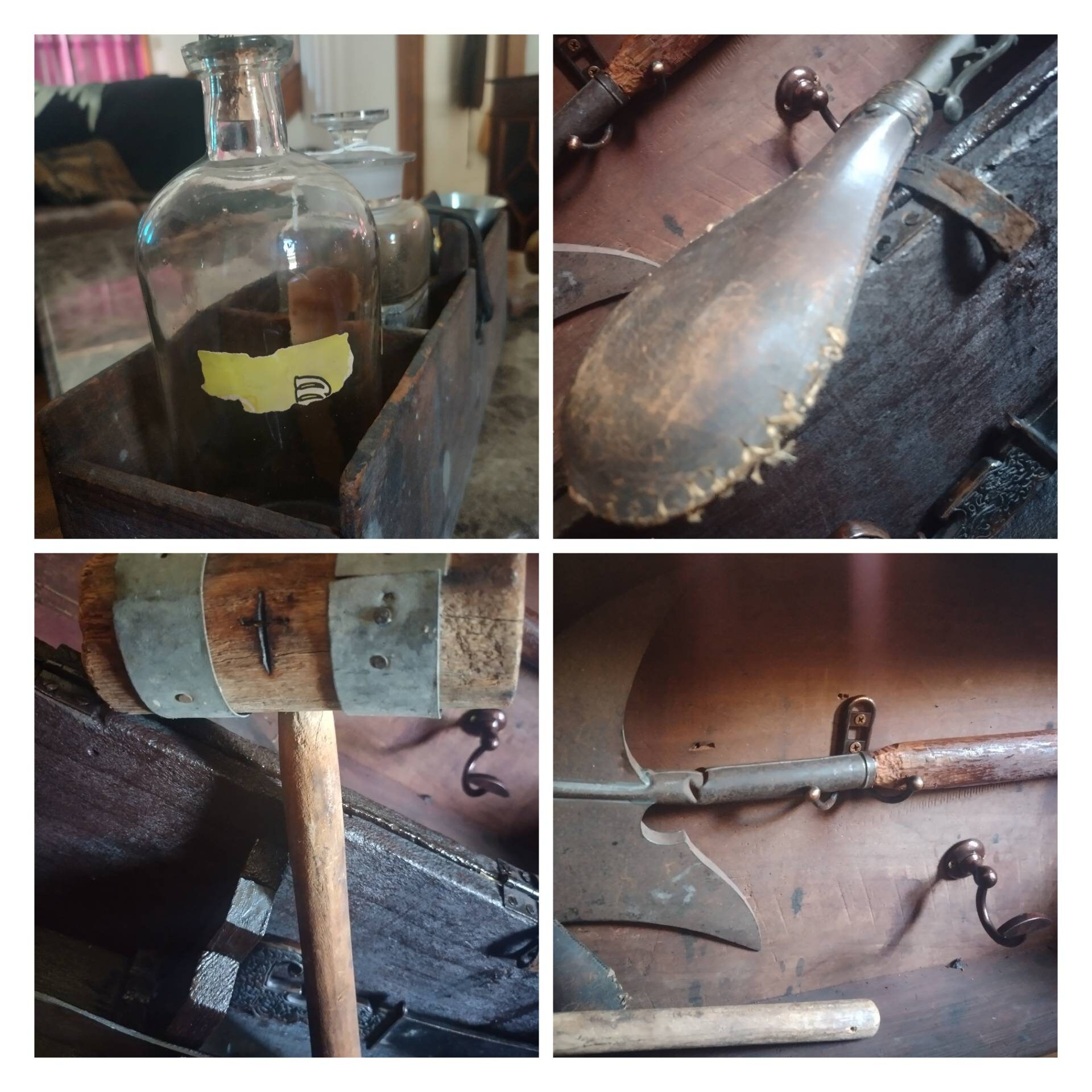 Antique Vampire Slayer Kit Huge 1800s-1900s Halloween Movie Prop Van ...
