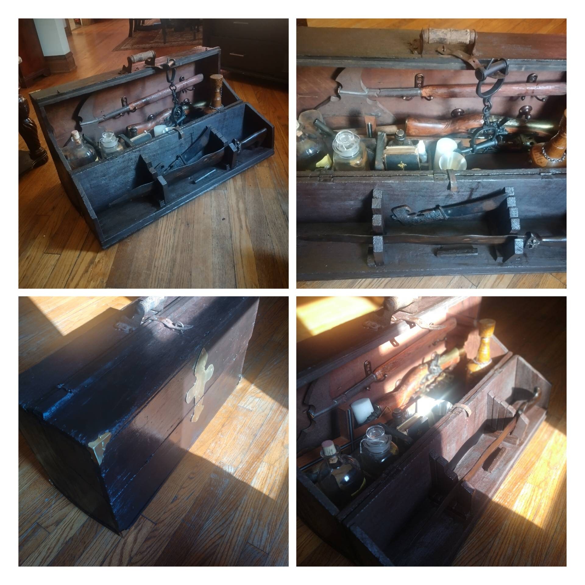 Antique Vampire Slayer Kit Huge 1800s-1900s Halloween Movie Prop Van ...