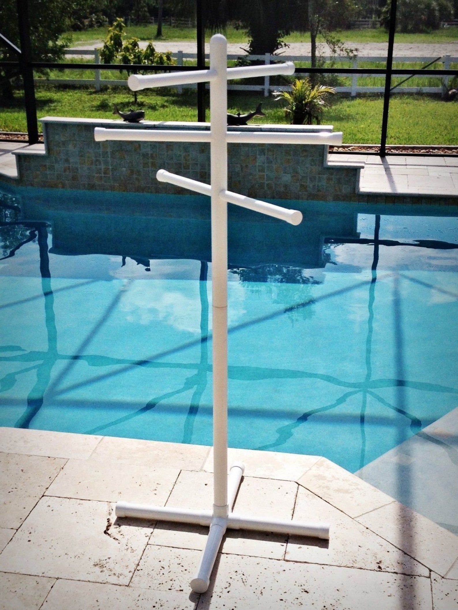 Pool Towel Drying Rack Plan/pool Towel Tree Plan/towel Rack - Etsy