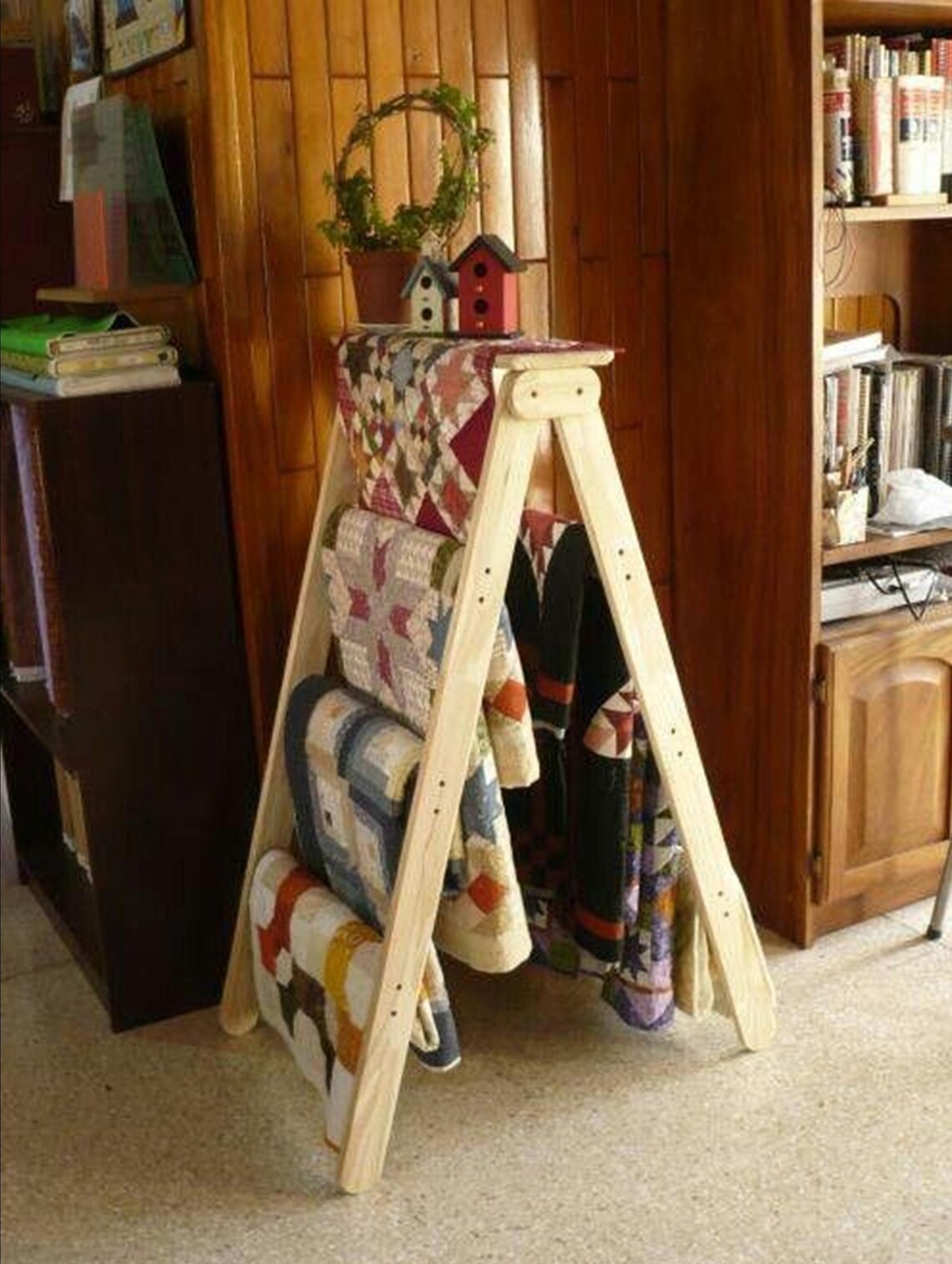 Quilt Rack Plan/quilt Stand Plan/quilt Holder Plan/blanket Rack Plan ...