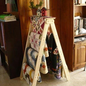 Quilt Stand Plan/quilt Rack Plan/quilt Holder Plan/blanket Rack Plan ...