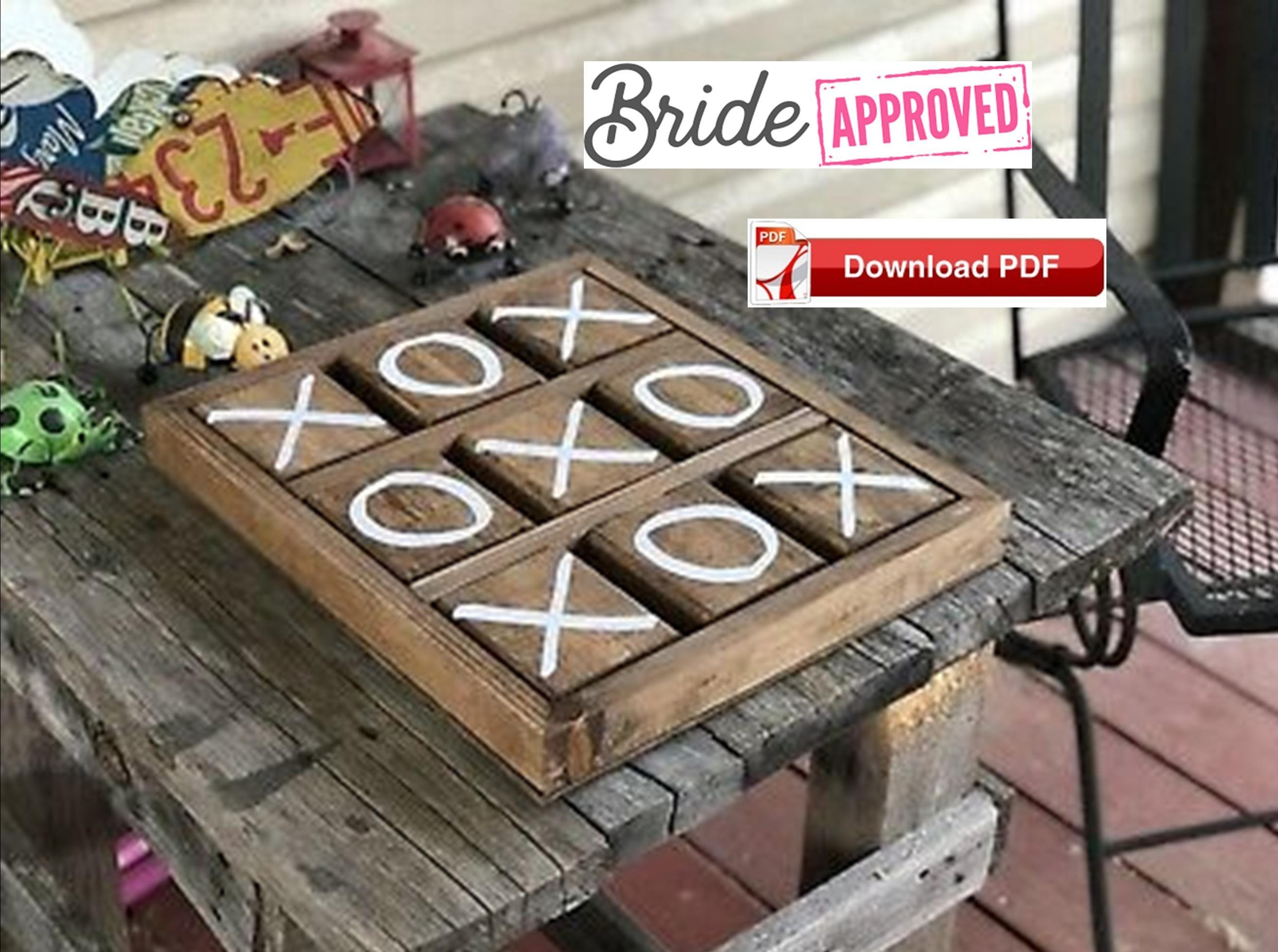 Wedding Game Plan/tic Tac Toe Plan/wedding Game Idea - Etsy