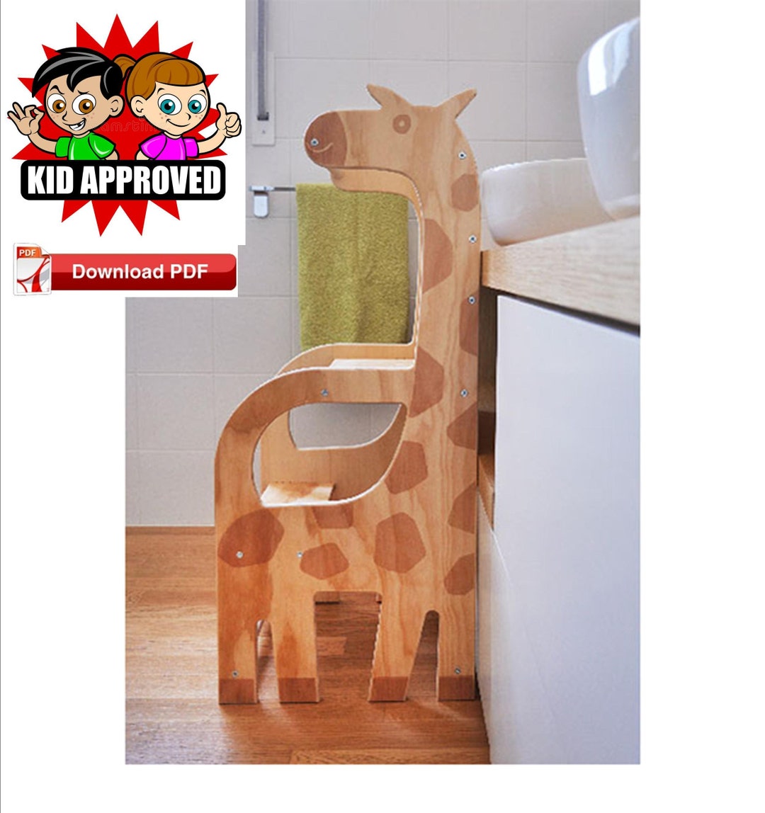 Toddler Tower Plan/kitchen Tower Plan/montessori Kitchen Tower Plan ...