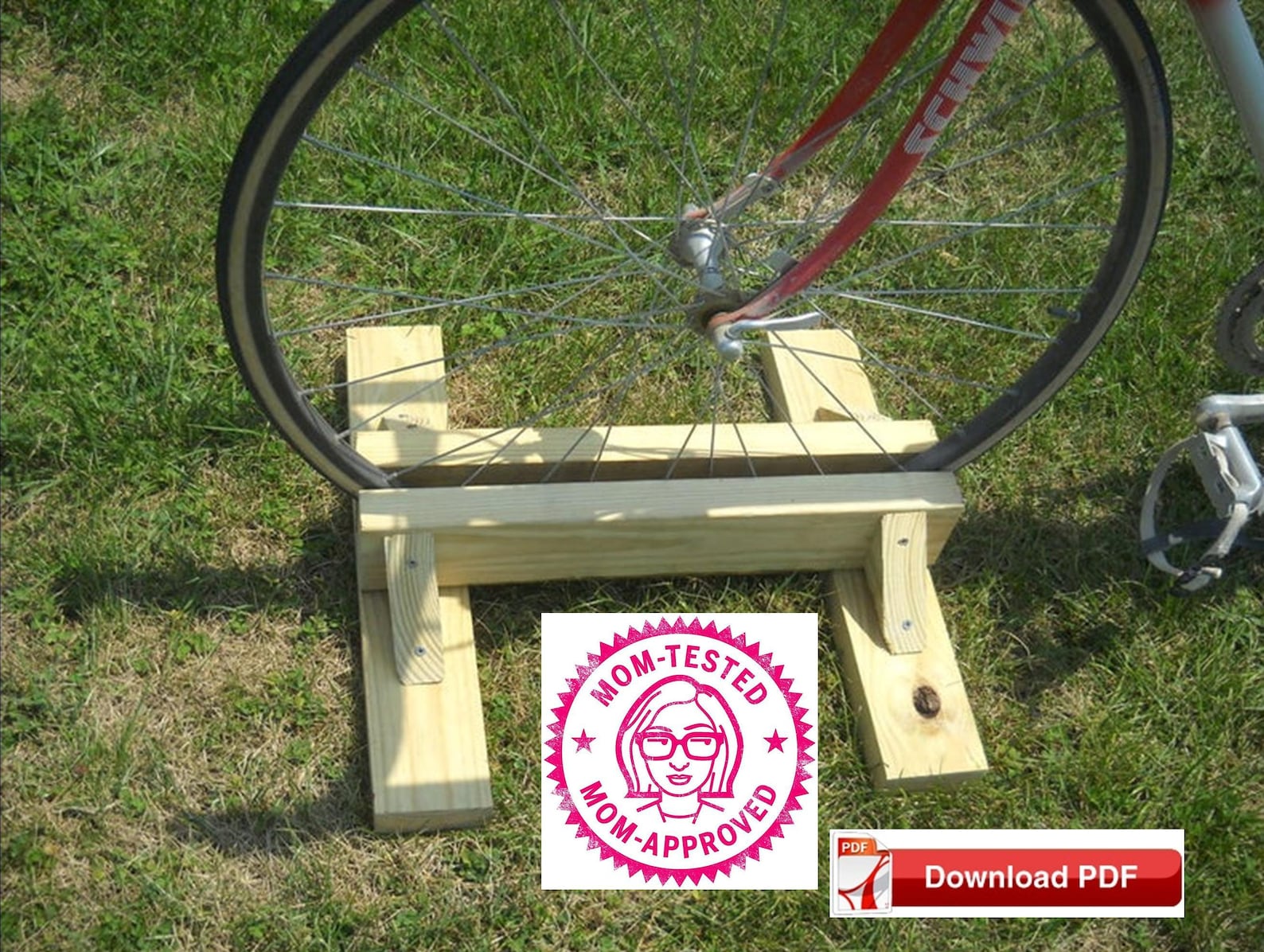 Bicycle Stand Plan/apartment Bike Stand Plan/compact Bike | Etsy