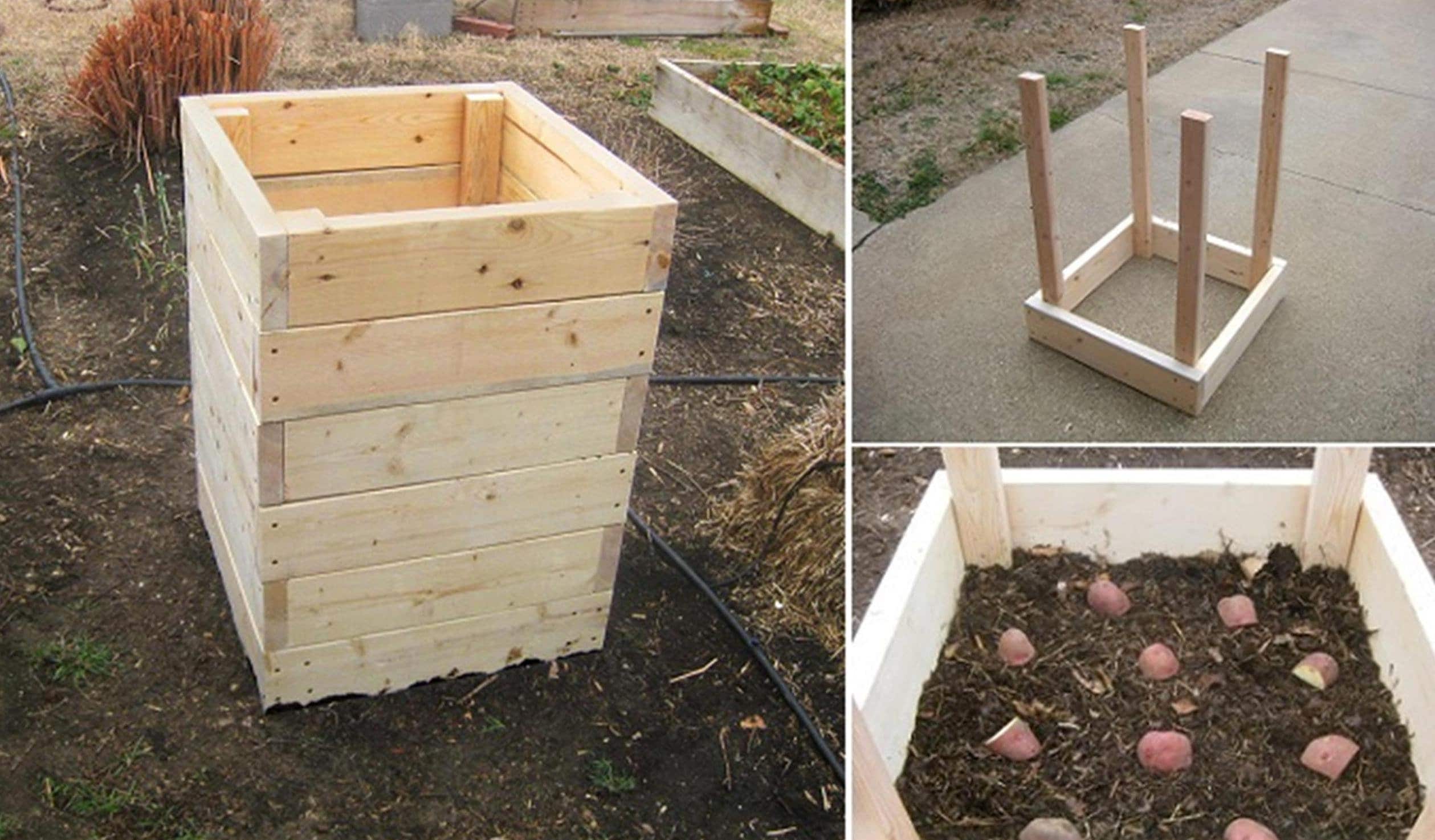Raised Planter Box Plan/potato Planter Box Plan/organic Raised - Etsy ...