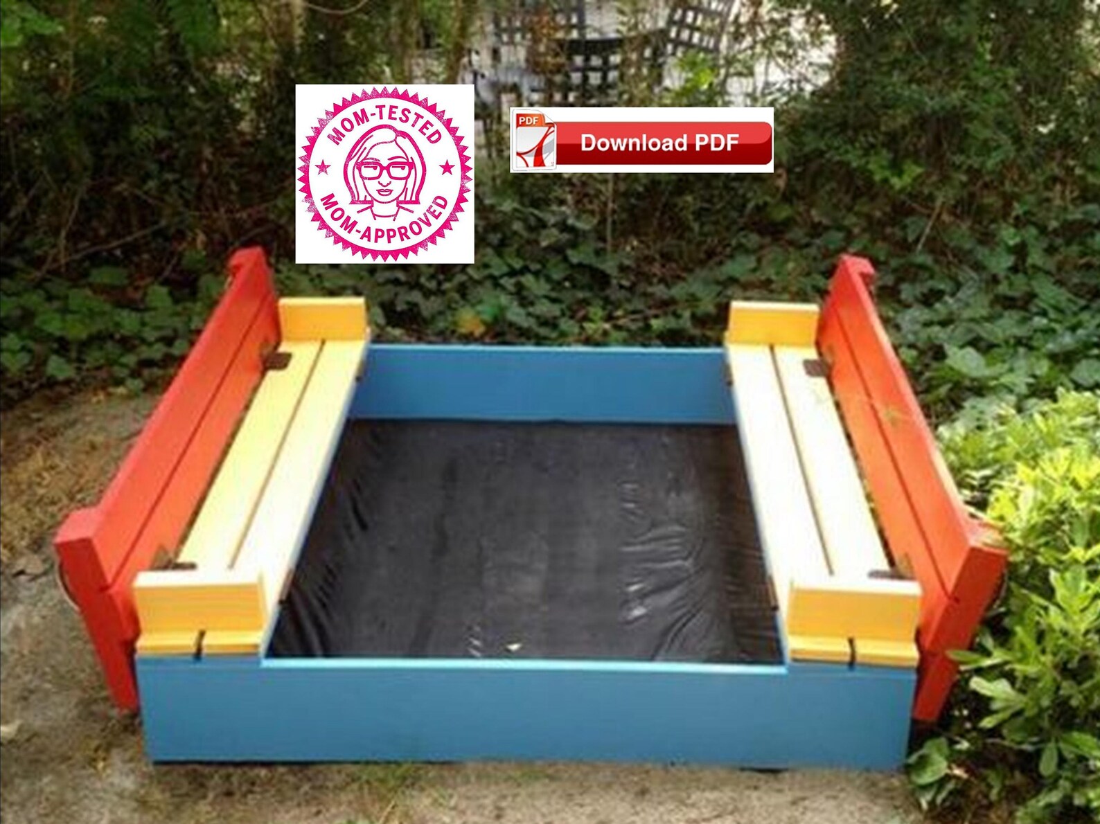 Sand Box Plan/wood Sandbox Plan/playground Equipment Plan/play | Etsy