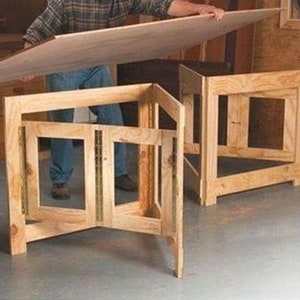 Table Base Plan/folding Craft Table Base Plan/play Table Base Plan ...