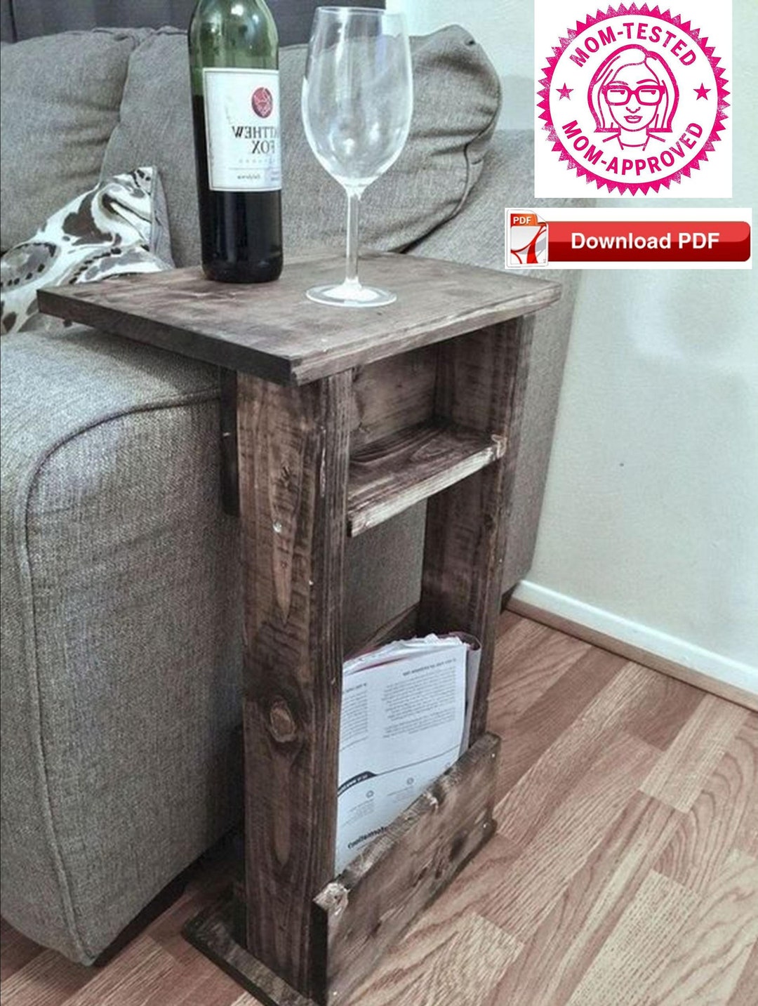 Sofa Stand Plan/end Table Plan/couch Stand Plan/book Stand Plan/wine ...
