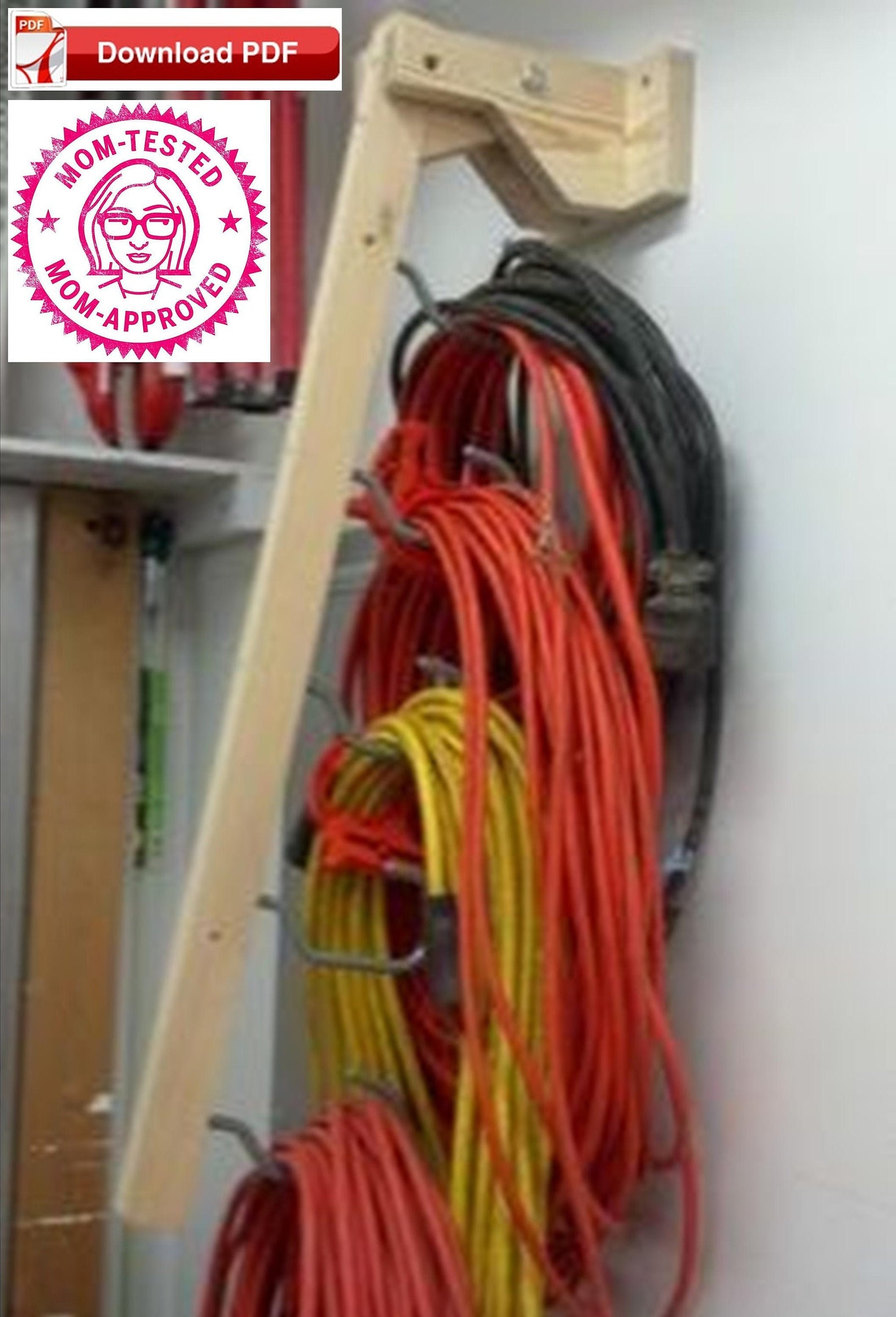 Extension Cord Organizer Plan/power Cord Holder Plan/power - Etsy