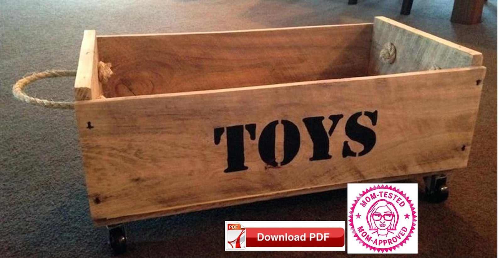 Toy Wagon Plan/wood Wagon Plan/wagon Plan/toy Box Plan/toy Storage Plan ...