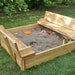 Playground Plan/sandbox Plan/sand Box Plan/sandbox With Bench Plan ...