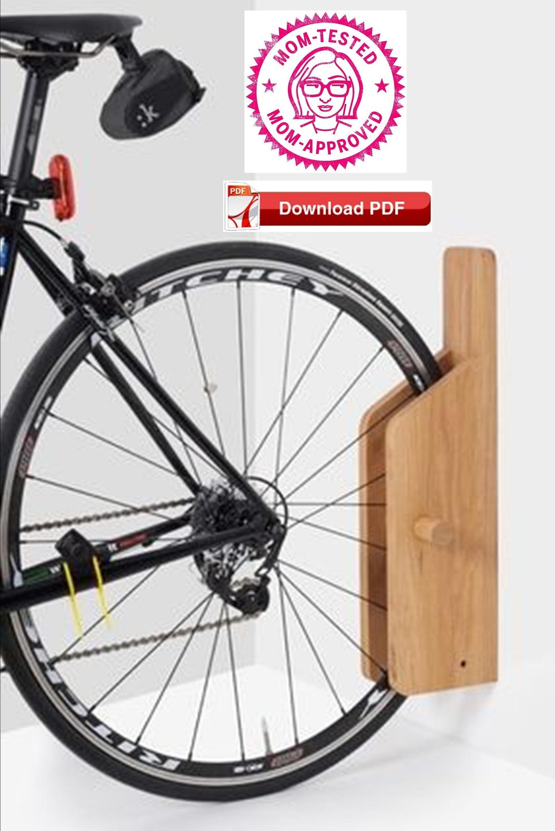 Bike Rack Plan/apartment Bike Stand Plan/compact Bike Holder Plan/road ...