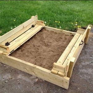 Sandbox Plan/kids Play Sand Box Plan/childs Sandbox Plan/covered ...