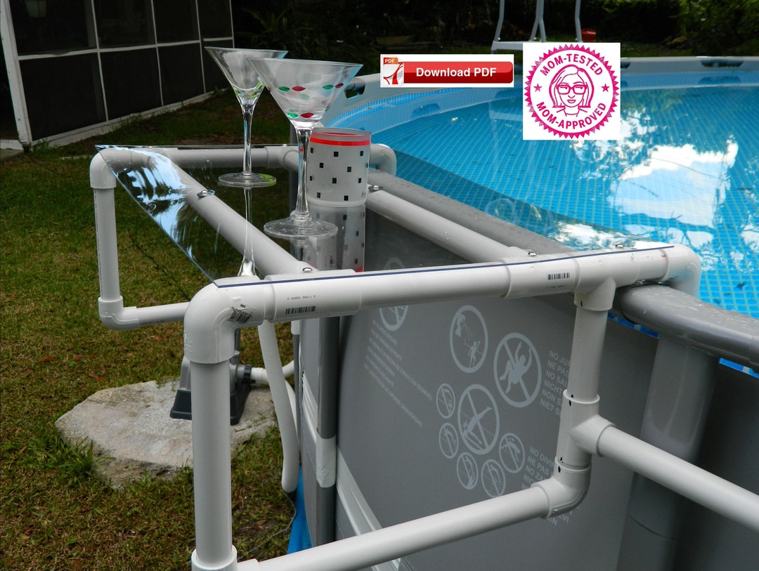 Pool Drink Ledge Plan/pool Bar Plan/pool Bar Ledge Plan/pool Shelf Plan ...