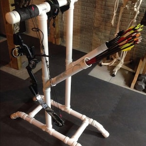 Archery Stand Plan/bow Holder Stand Plan/pvc Bow Stand Plan/archery ...