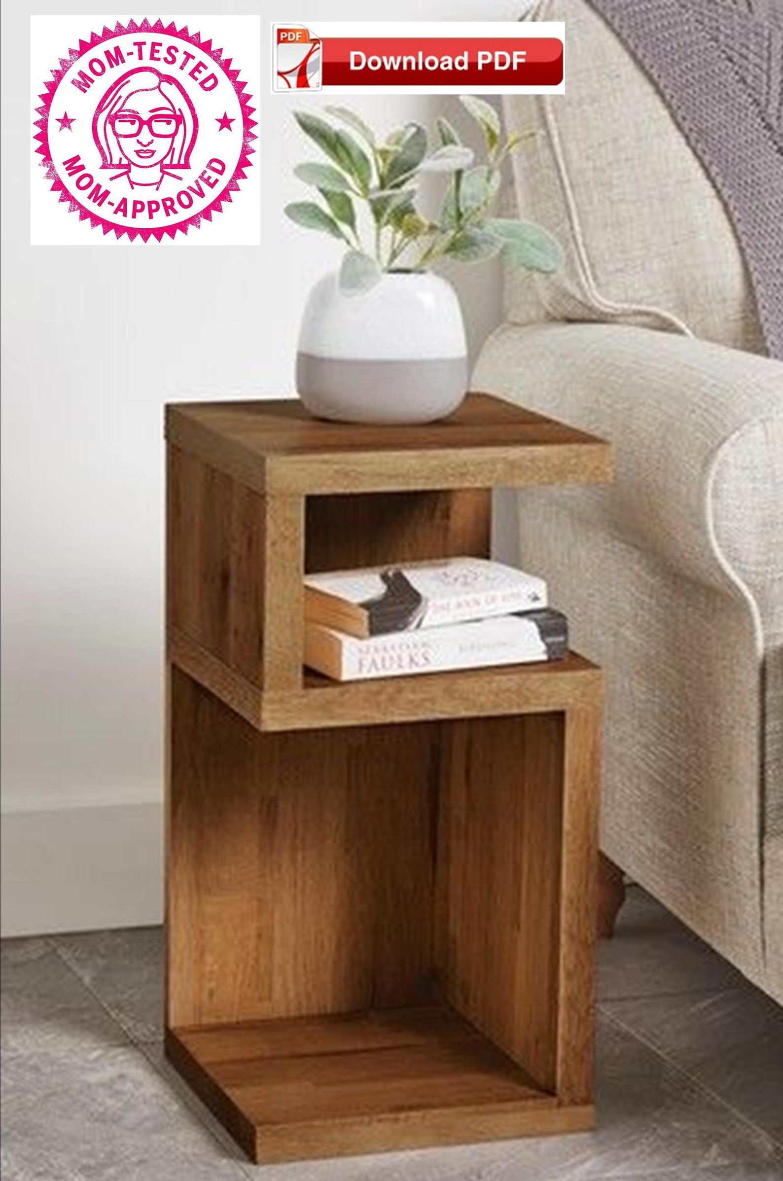 End Table Plan/sofa Table Plan/book Stand Plan/book Table Plan/rustic ...