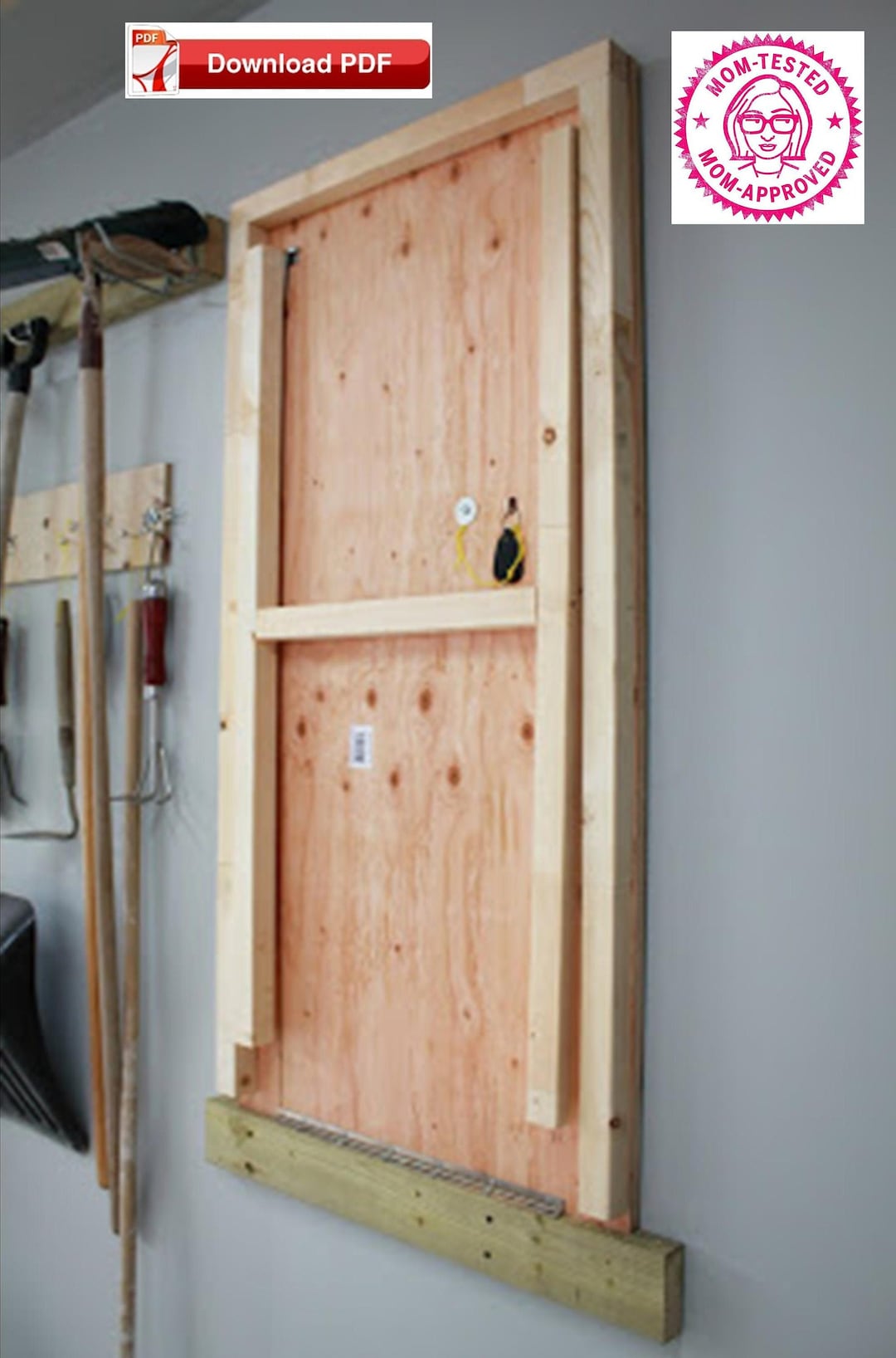 Fold Down Table Craft Table Plan/craft Table Plan/space Saver Table ...