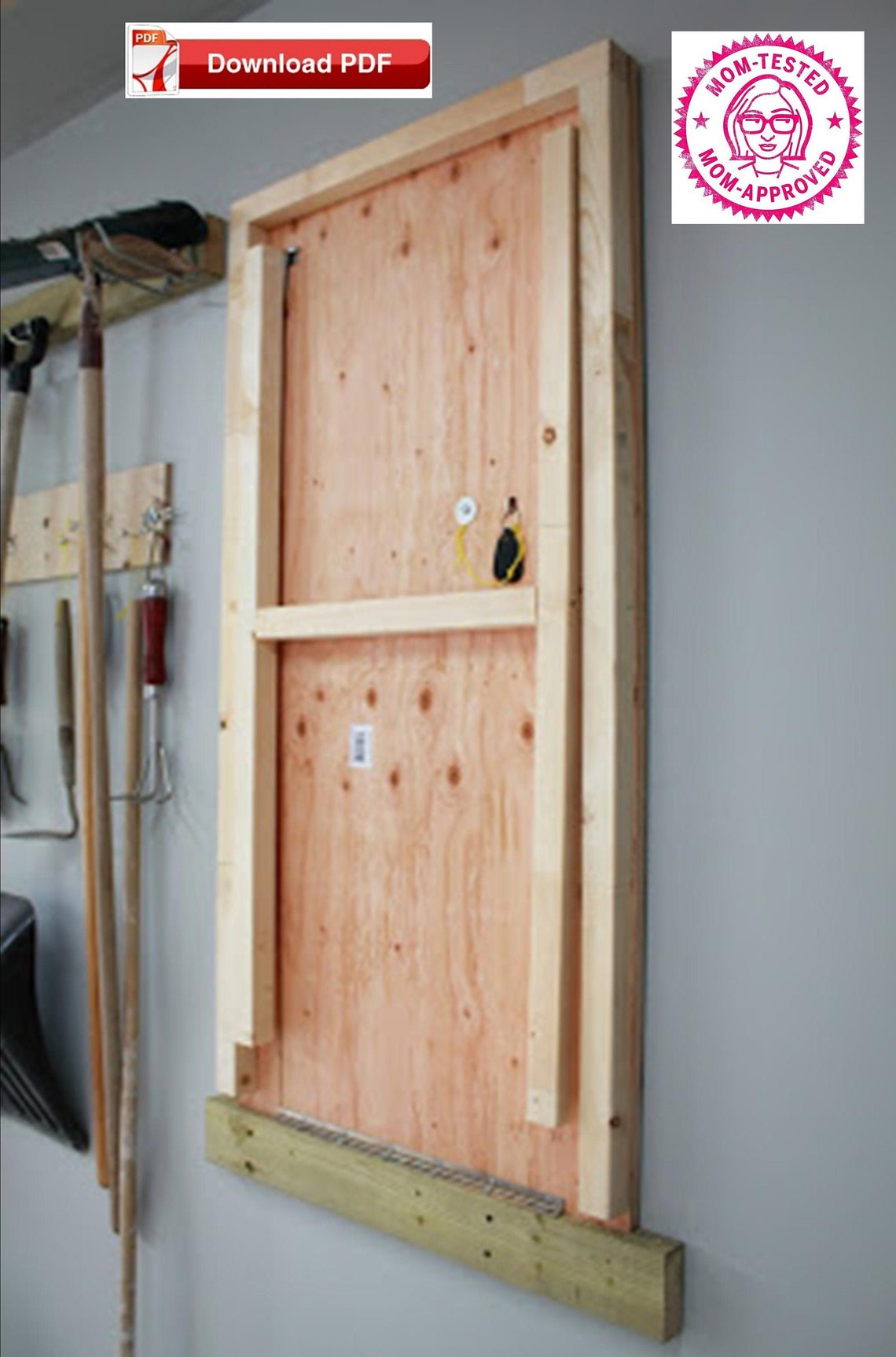 Fold Down Table Craft Table Plan/craft Table Plan/space Saver - Etsy