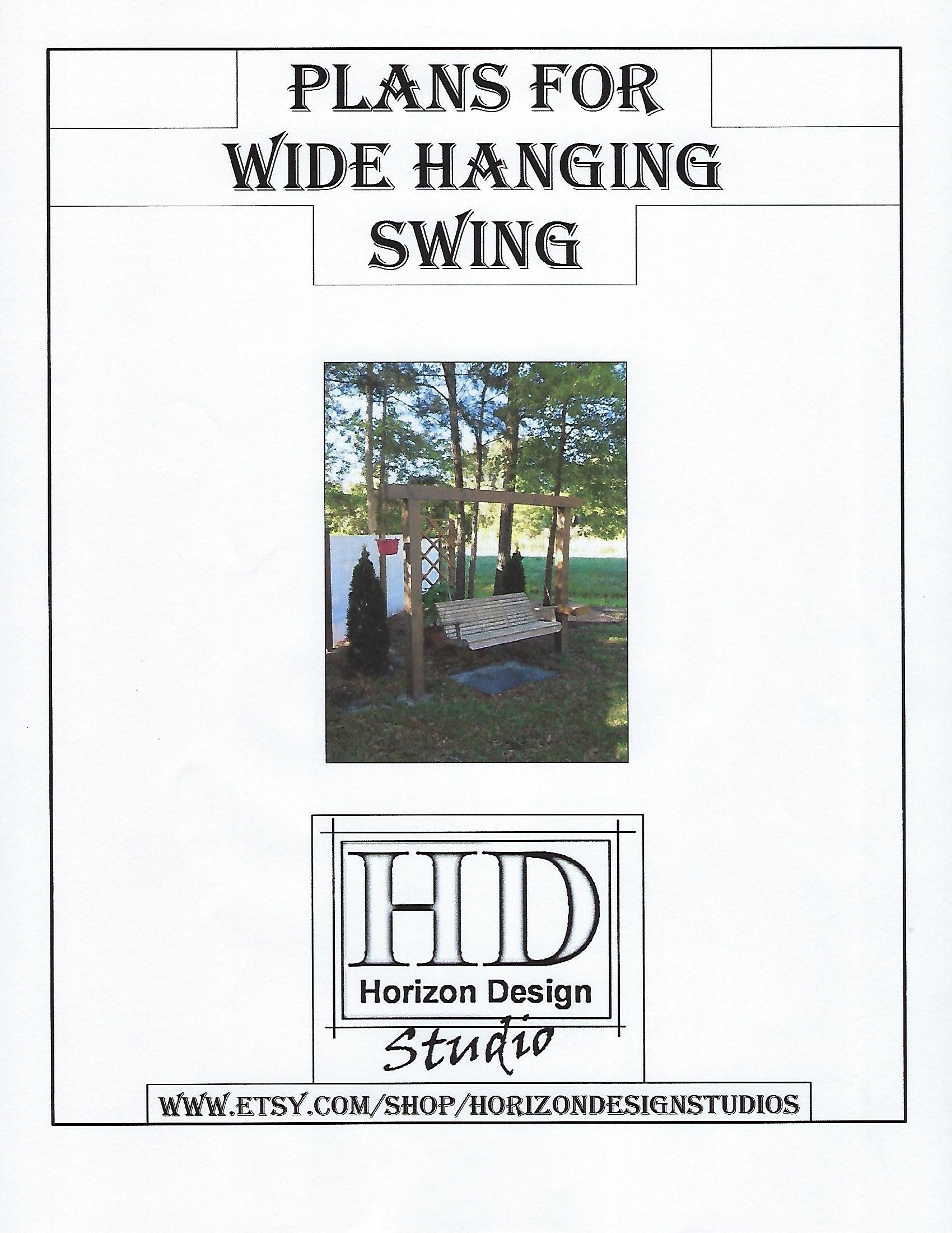 Swing Plan/diy Swing Plan/patio Swing Plan/porch Swing - Etsy