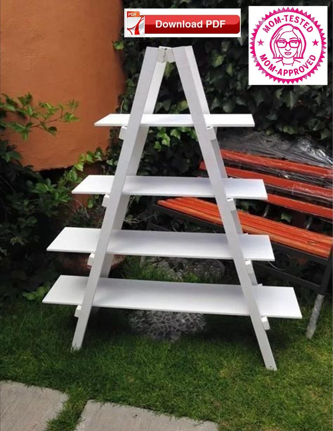 Plant Ladder Plan/plant Stand Plan/ladder Plan/wood Plant Stand Plan ...