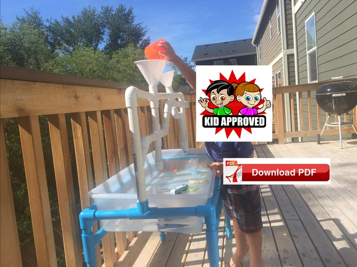 Sensory Table Pvc Pipe Plan/diy Water Table PDF Plan/pvc Kids Outdoor ...