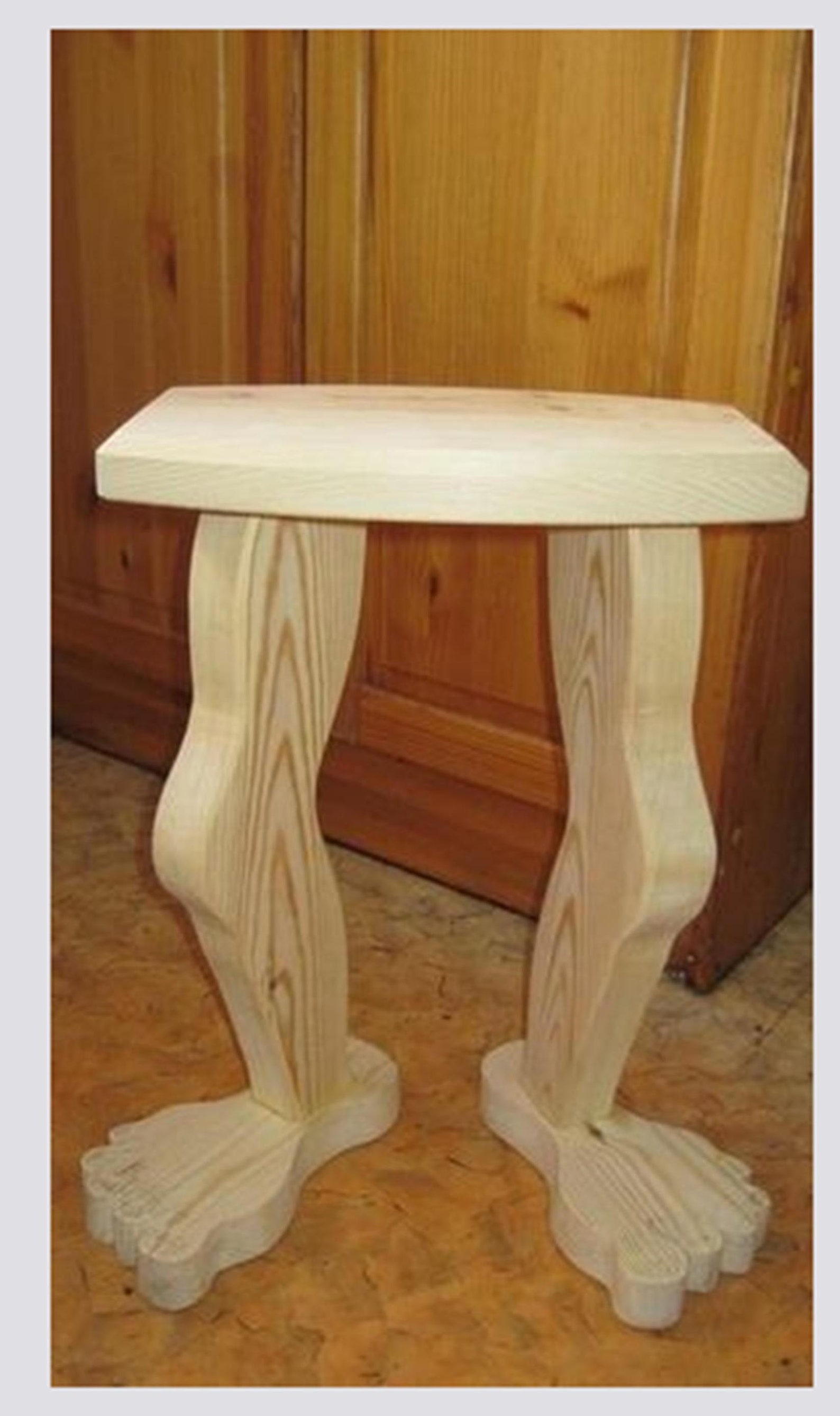Foot Stool Plan/table Leg Plan/end Table Plan/wood End Table Plan/book ...