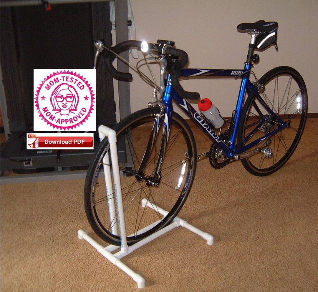 Bike Stand Plan/ Pvc Bike Stand Plan/bicycle Stand Plan/bike Rack Plan ...