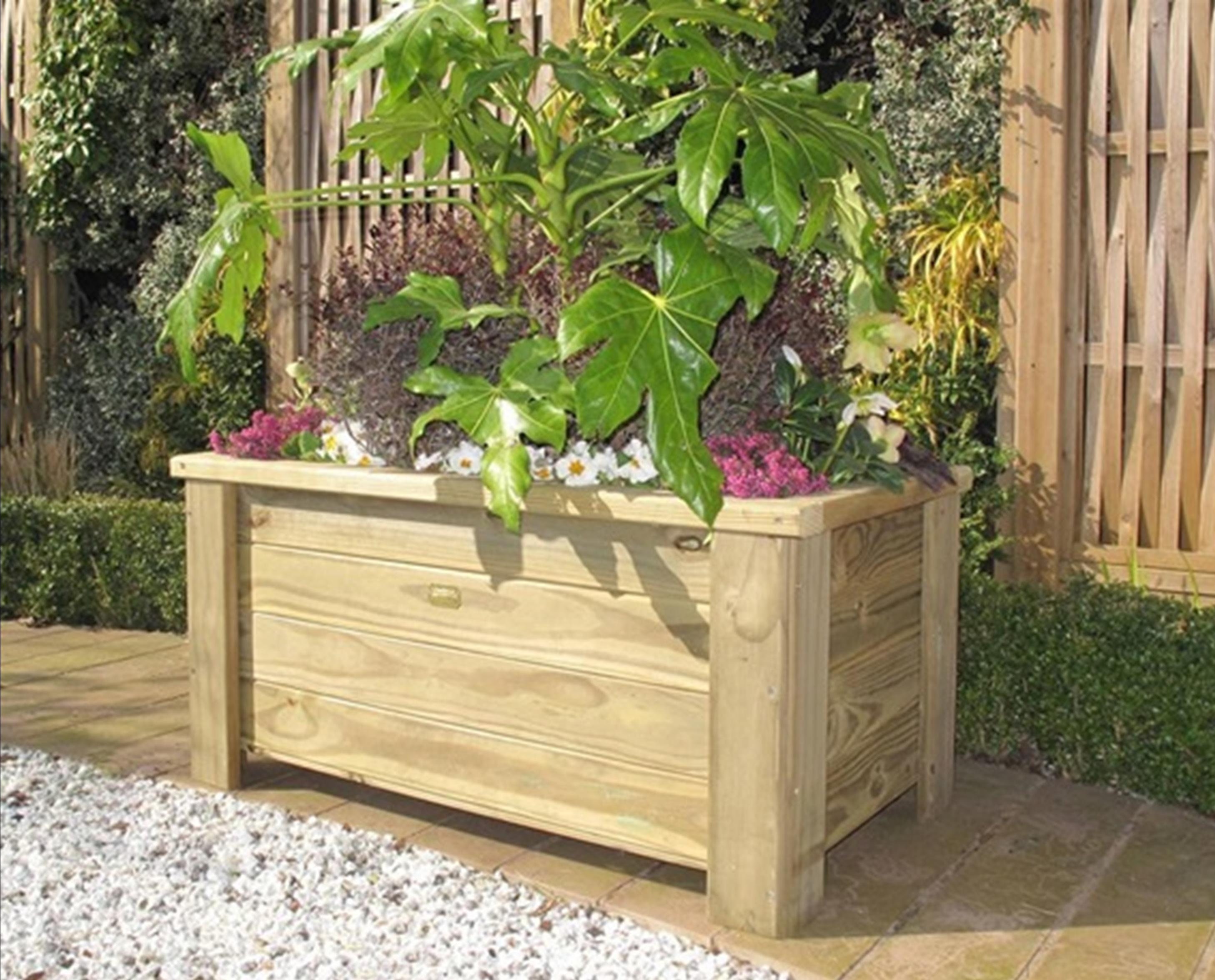 Wood Planter Plan/raised Planter Plan/flower Planter - Etsy