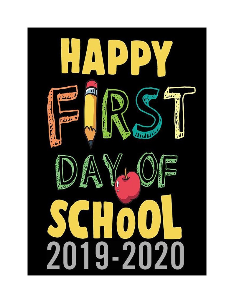 First Day of School Printable Sign/printable First Day of - Etsy