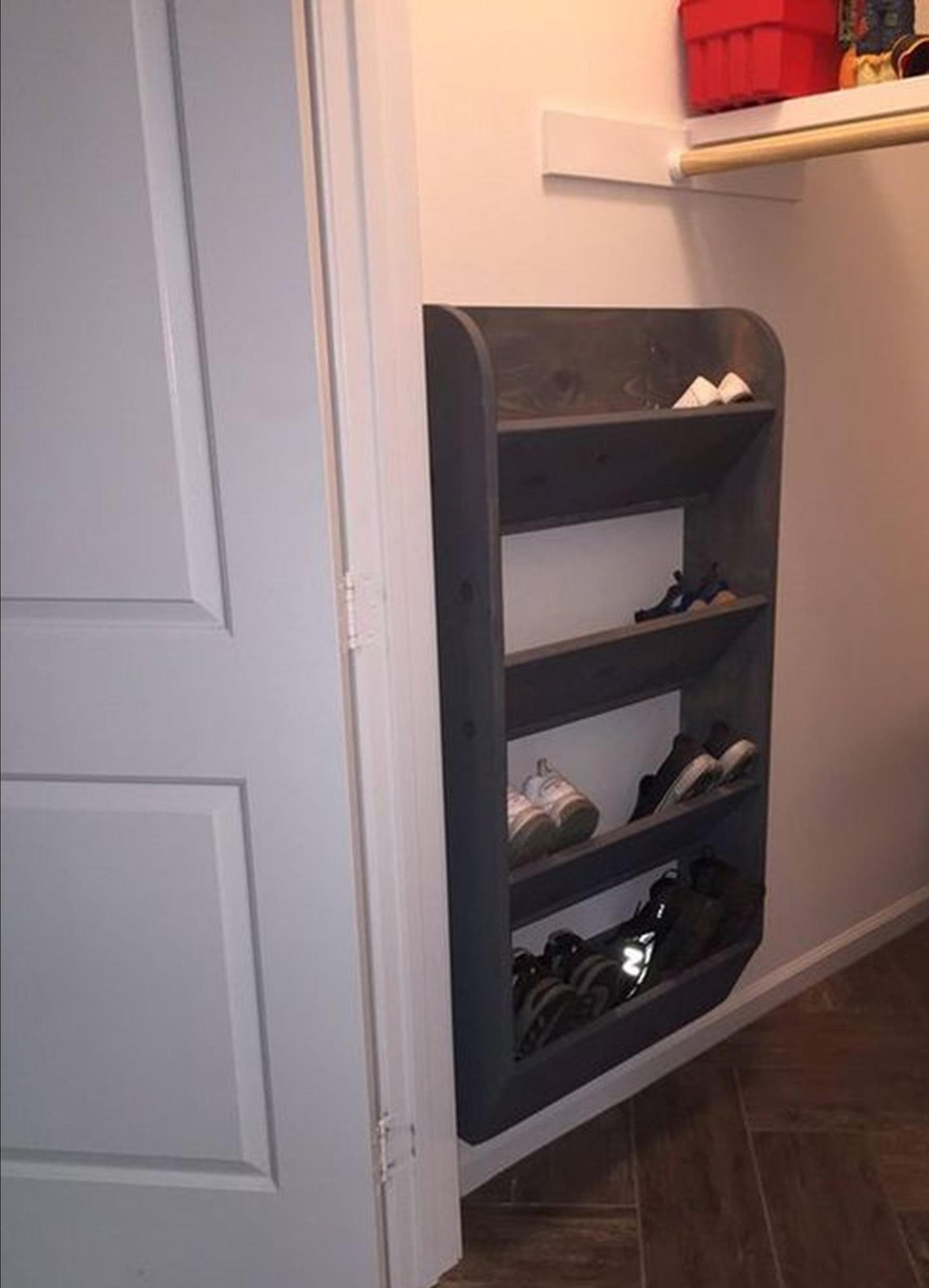 Wall Mount Shoe Storage Rack Plan/storage Rack Plan/wall Shoe Storage ...