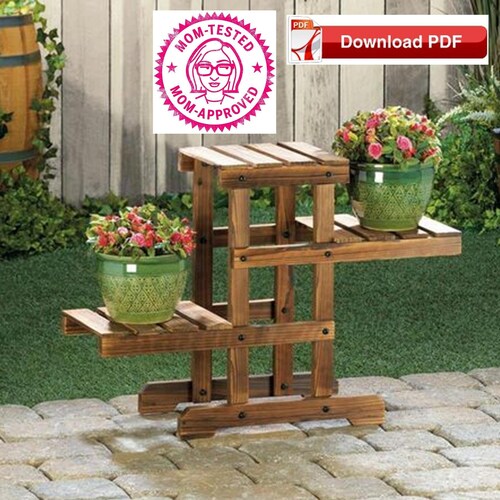 Plant Stand Plan/outdoor Plant Stand Plan/pdf | Etsy