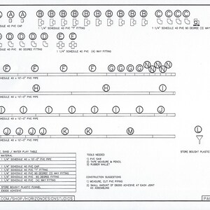 Sensory Table Pvc Pipe Plan/diy Water Table PDF Plan/pvc Kids Outdoor ...