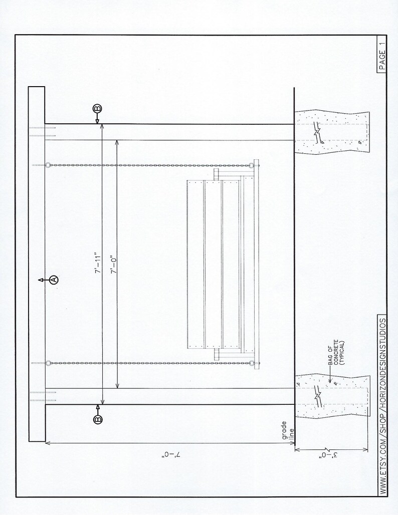 Swing Plan/diy Swing Plan/patio Swing Plan/porch Swing Plan/backyard ...