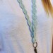 Crochet Lanyard Badge Holder Handmade Lanyard Crochet - Etsy Canada