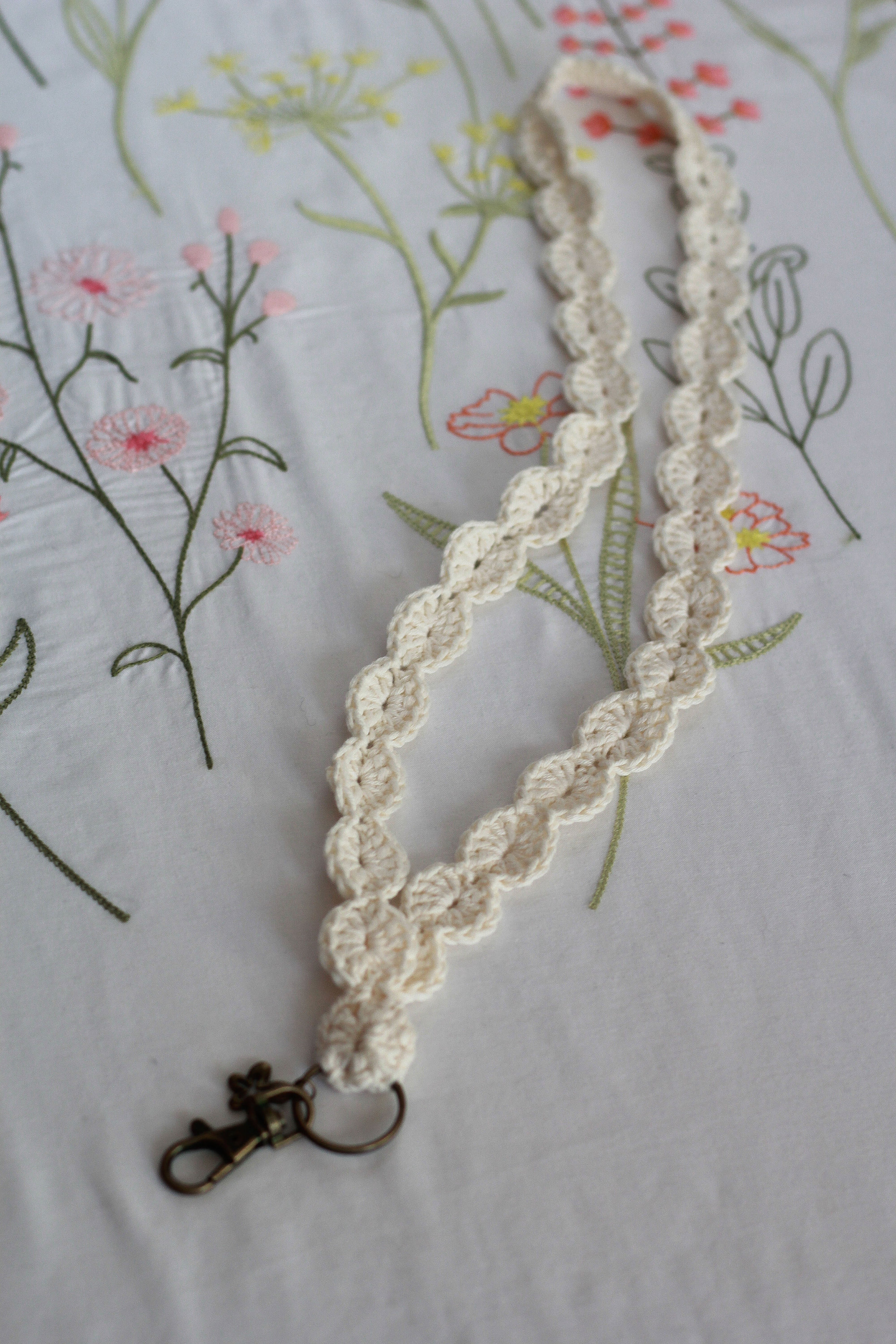 Crochet Lanyard Badge Holder Handmade Lanyard Crochet - Etsy Canada