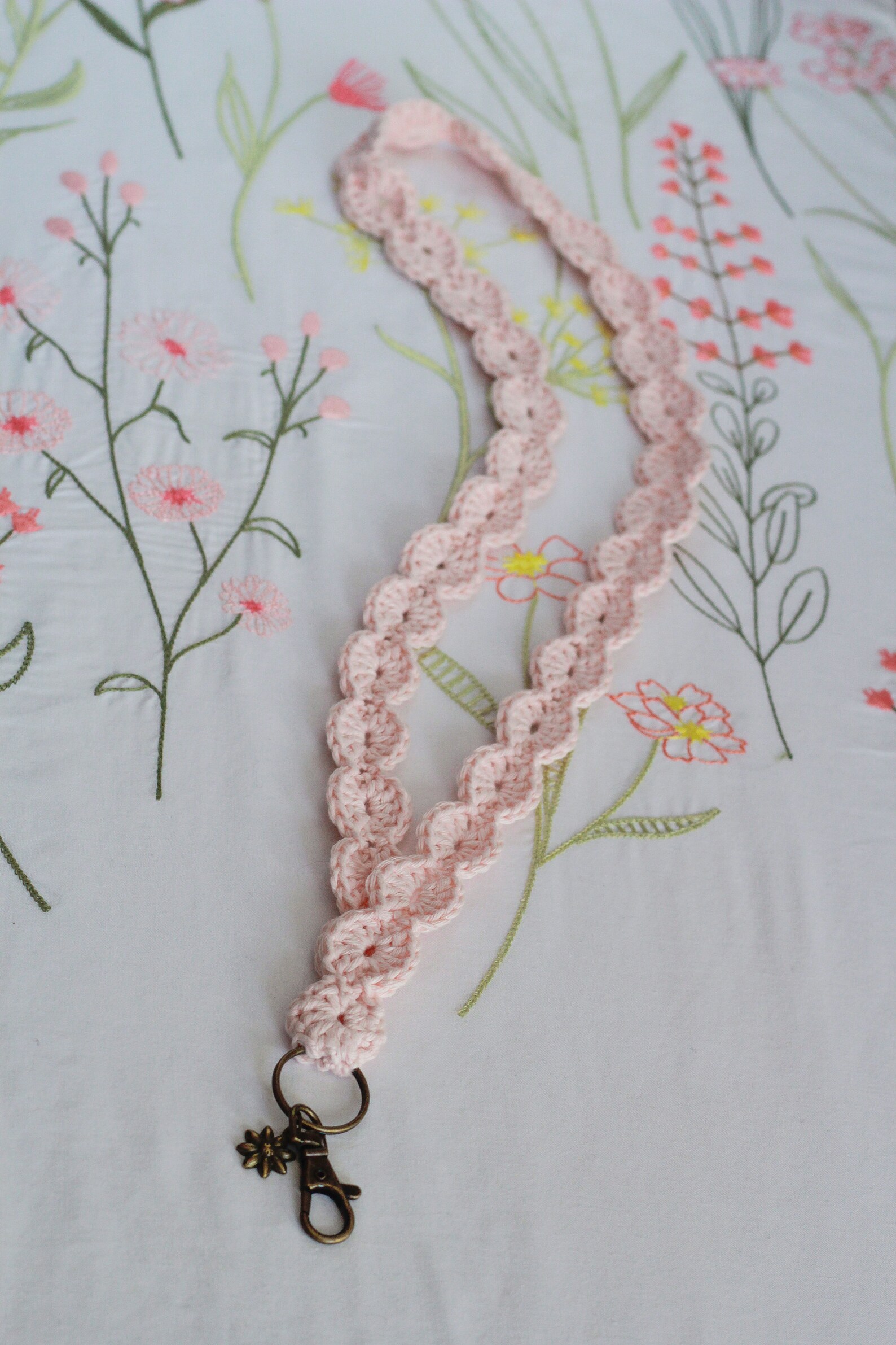 Crochet Lanyard Badge Holder Handmade Lanyard Crochet - Etsy Canada